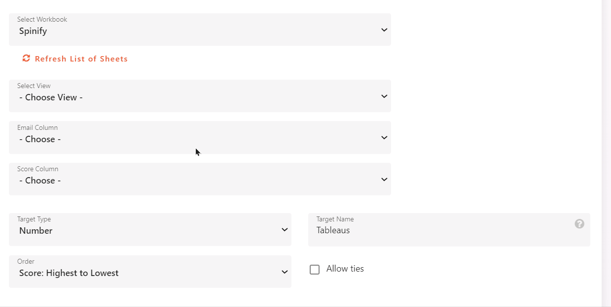How to Create a Competition Using Tableau Data